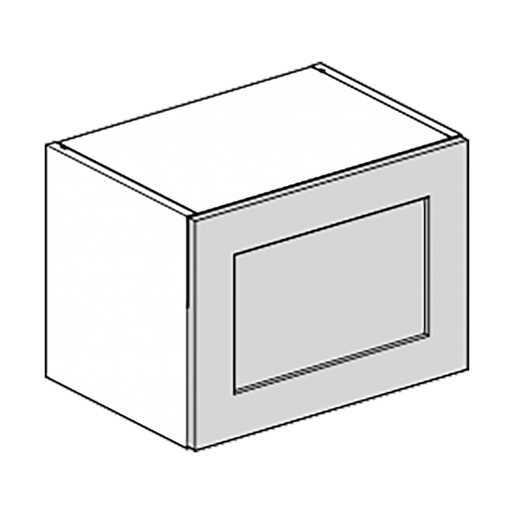 Shaker Matt Cashmere 500 Bridging Wall Cabinet Rigid Kitchen Kit