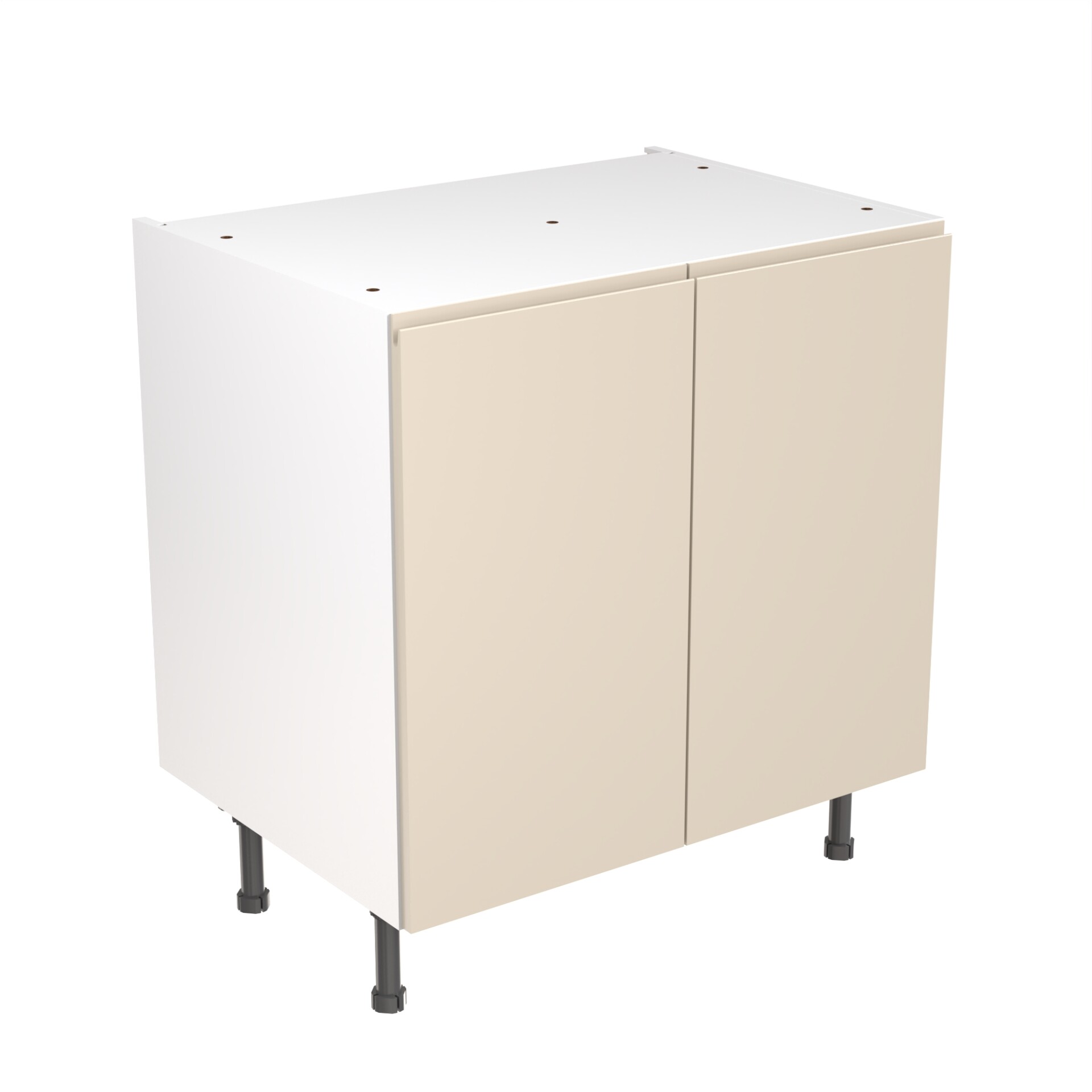 J-Pull Gloss Cashmere 800 Base Kitchen Cabinet Rigid | Kitchen Kit
