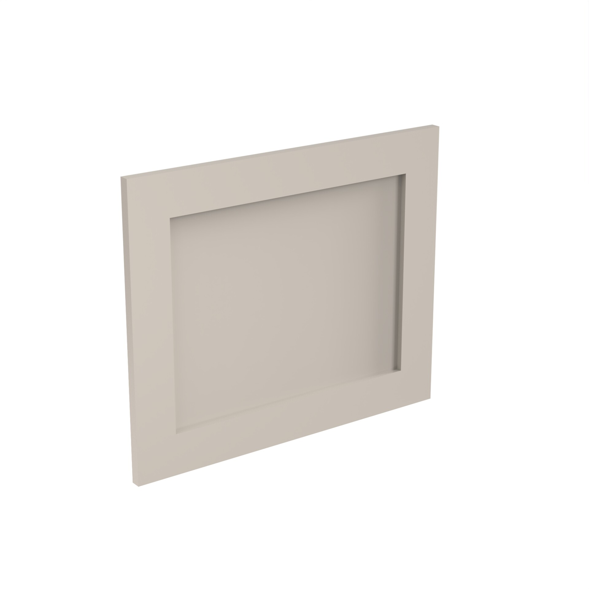 Shaker Matt Light Grey 596 Integrated Extractor Door | Kitchen Kit