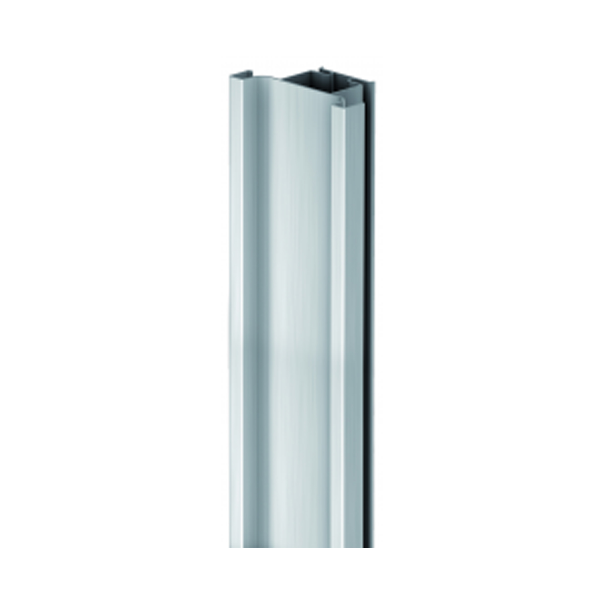 2.4m Handleless Vertical Mid Rail (GOLA E) Brushed Aluminium | Kitchen Kit