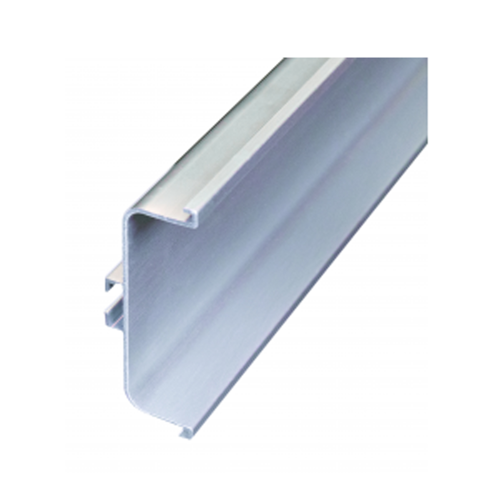 4.1m Handleless Worktop Rail (GOLA B) Brushed Aluminium | Kitchen Kit