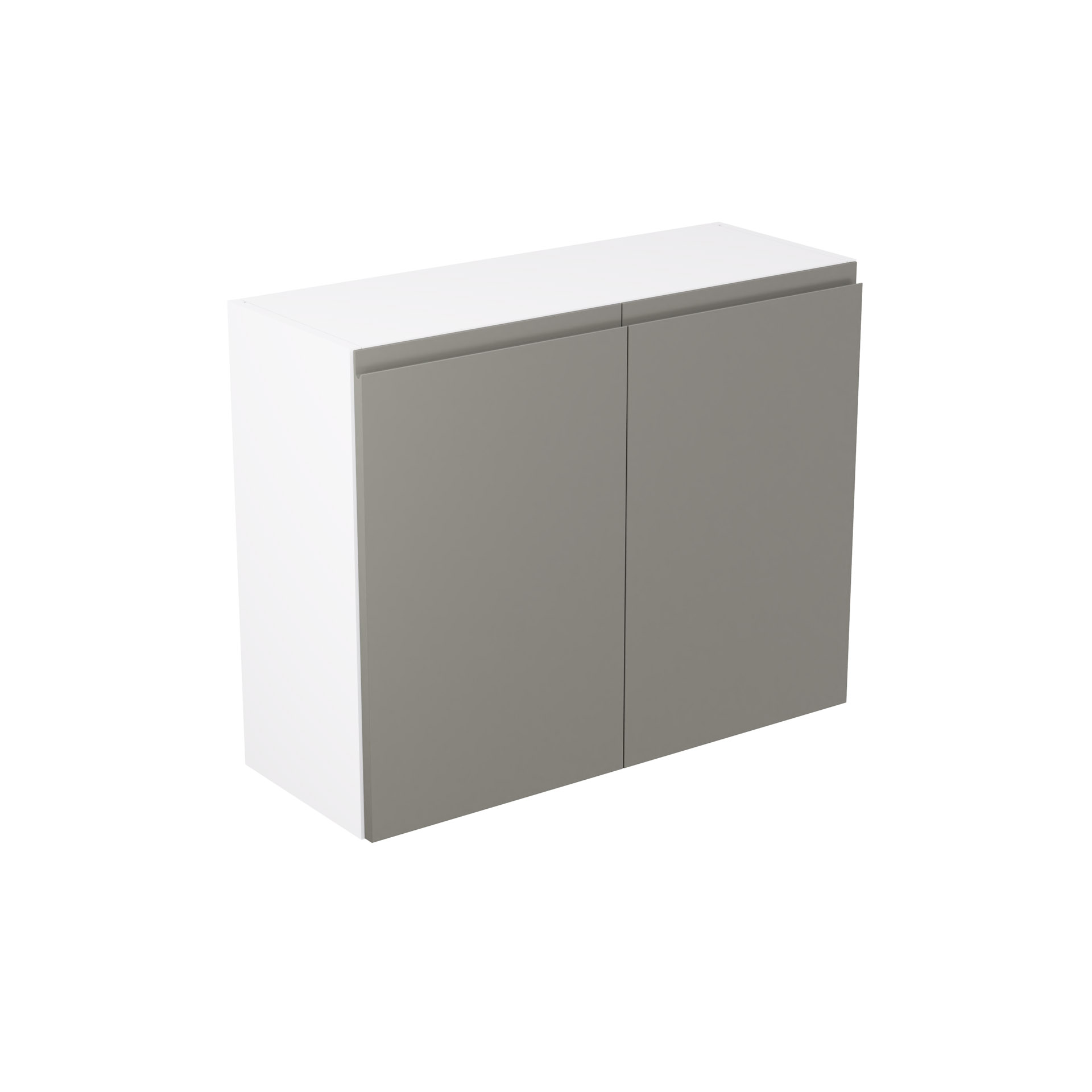 J-Pull Gloss Dust Grey 900 Wall Kitchen Cabinet Rigid | Kitchen Kit