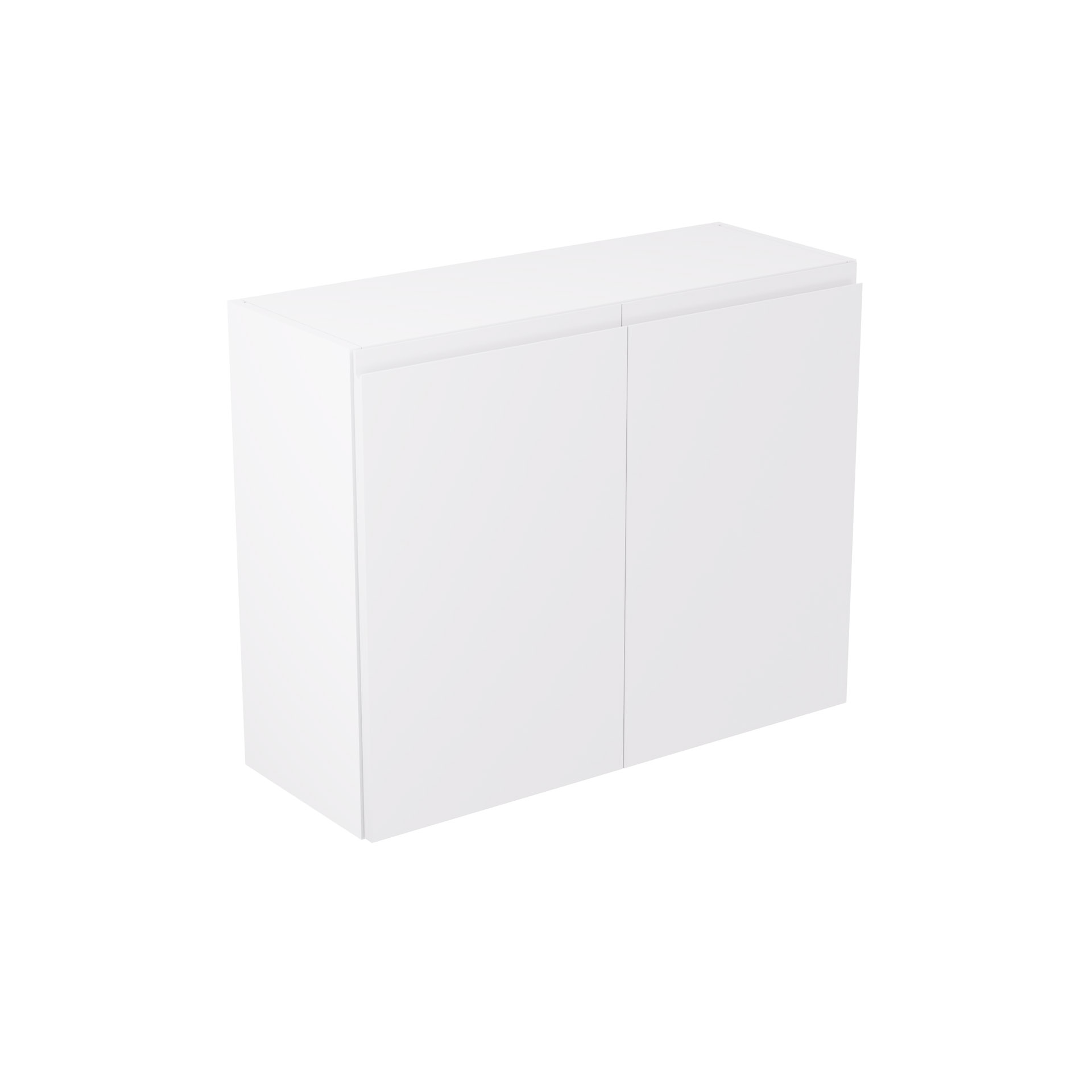 J-Pull Matt White 900 Wall Kitchen Cabinet Rigid | Kitchen Kit