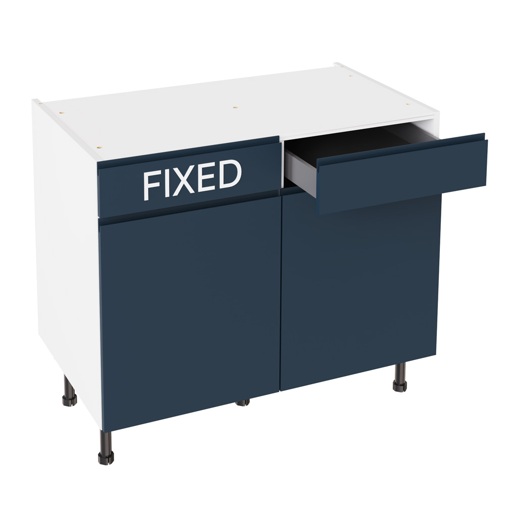 J-Pull Matt Indigo Blue 1000 RH Drawerline Base Kitchen Cabinet Rigid ...