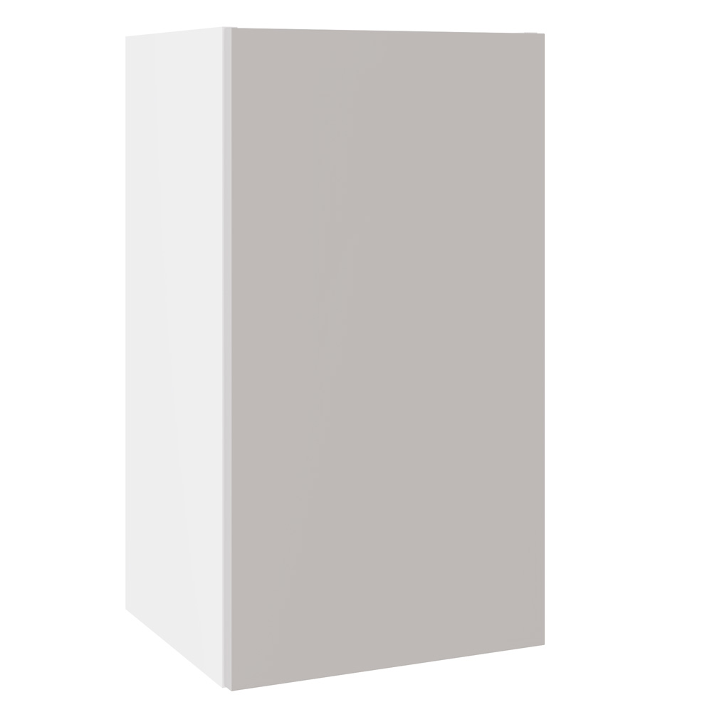 Slab Standard Light Grey 400 Wall Kitchen Cabinet Rigid | Kitchen Kit
