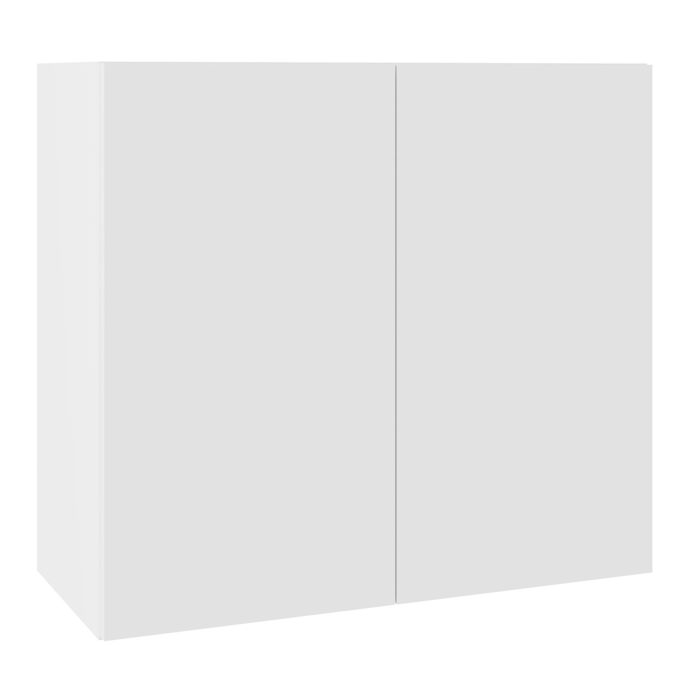 Slab Standard Snow White 800 Wall Kitchen Cabinet Flatpack | Kitchen Kit